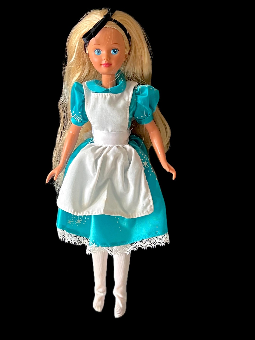 Vintage 1994 90's Mattel Disney Alice in Wonderland Skipper Barbie Doll ...