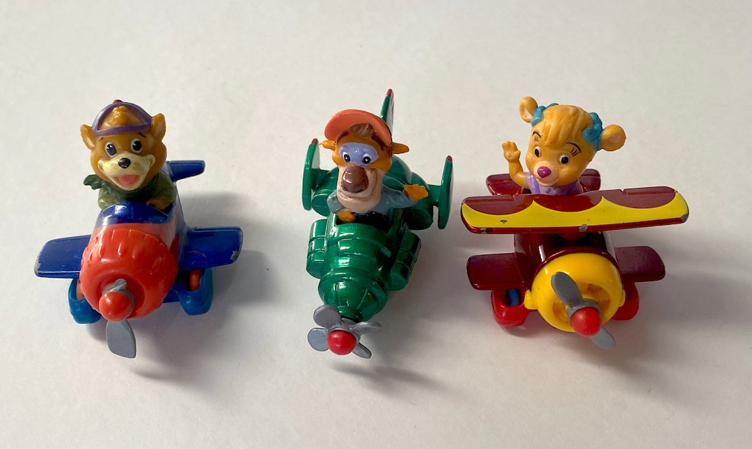 Vintage 1990's Disney Talespin Tailspin Cloudkicker Diecast Airplane ...