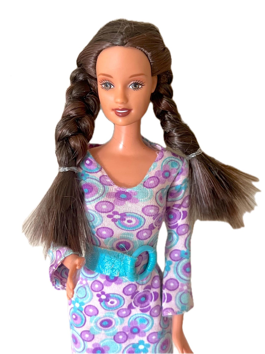 Vintage Y2K 2000's Mattel Brunette Teresa Barbie Doll Redressed - Etsy