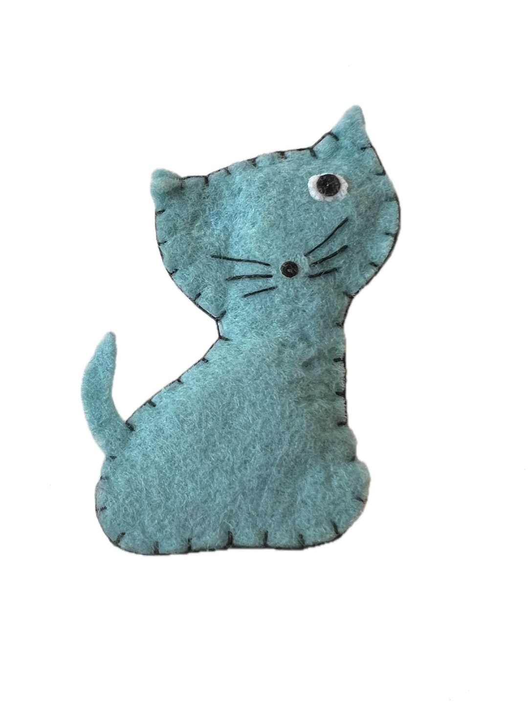 Vintage 1960's Barbie SKIPPER 1909 Dreamtime Blue Felt Kitty Cat Plush ...