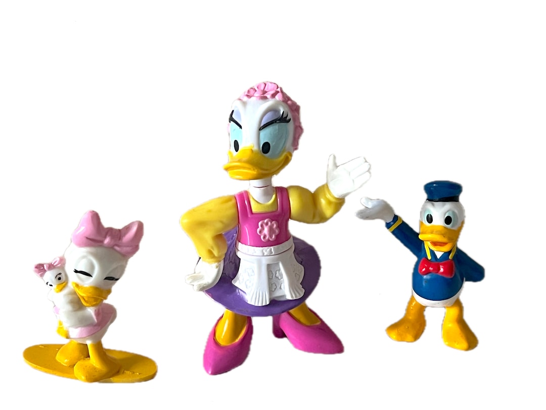 Vintage Disney Epcot Center Daisy Duck Donald Kellogg Figure Lot or ...