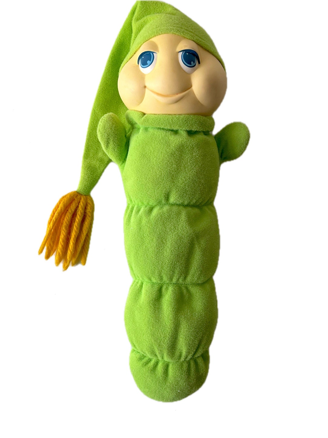 Vintage 1982 80's Playskool Hasbro Gloworm Glo Worm Glow Plush NOT ...