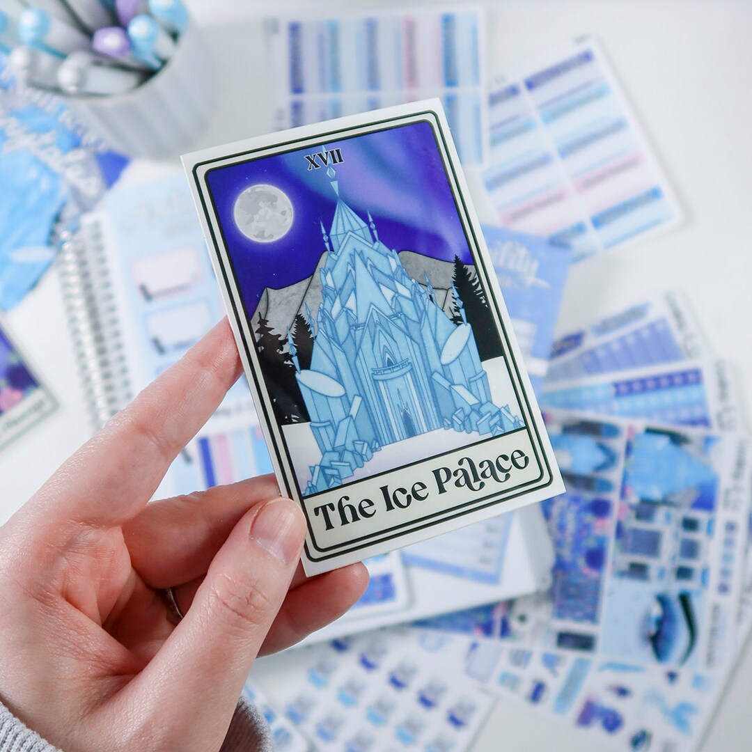 Ice Palace Arctic Nobility Tarot Card Vinyl Die Cut Sticker IPVS - Etsy