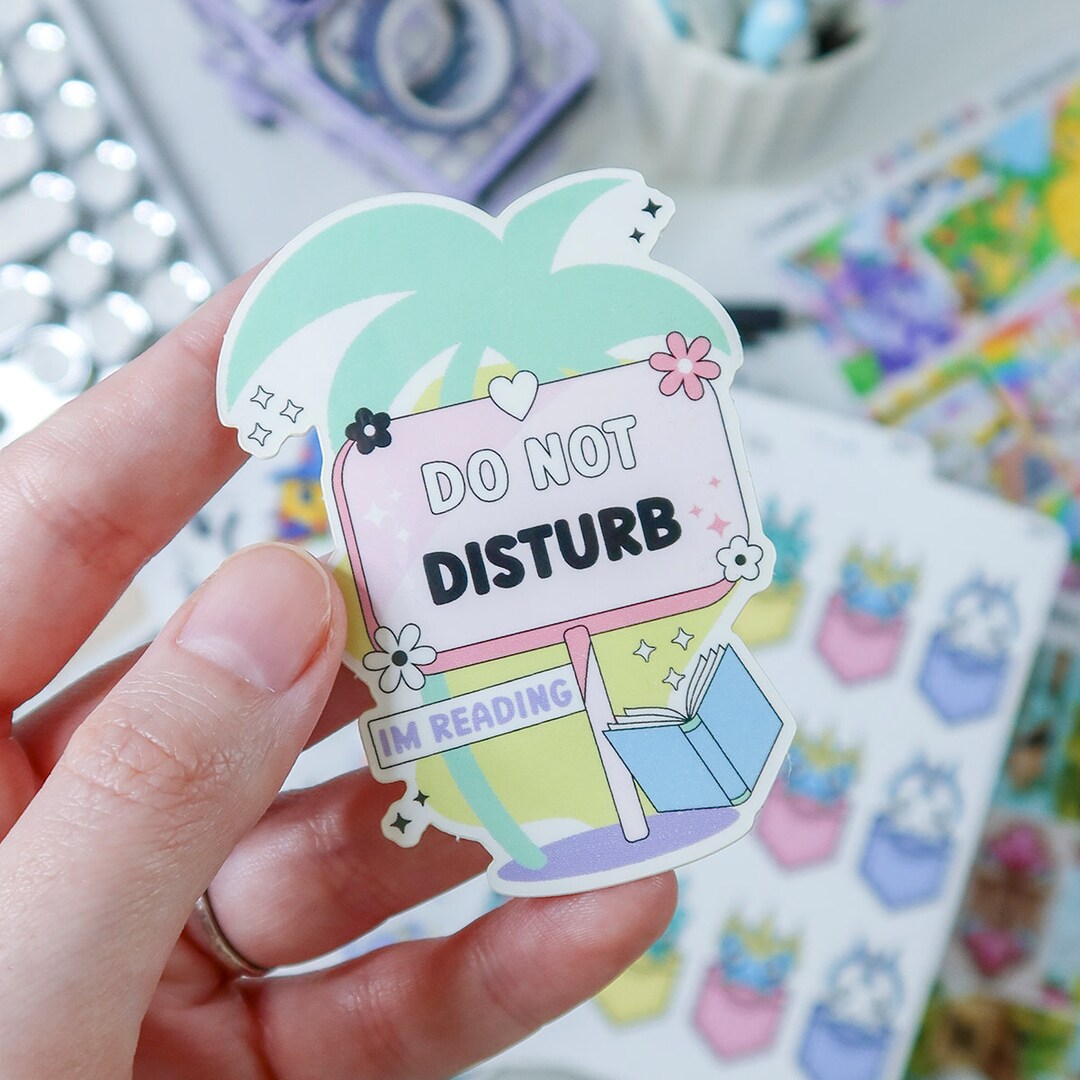 Do Not Disturb Palm Tree Vinyl Die Cut Sticker DNDPTVS - Etsy