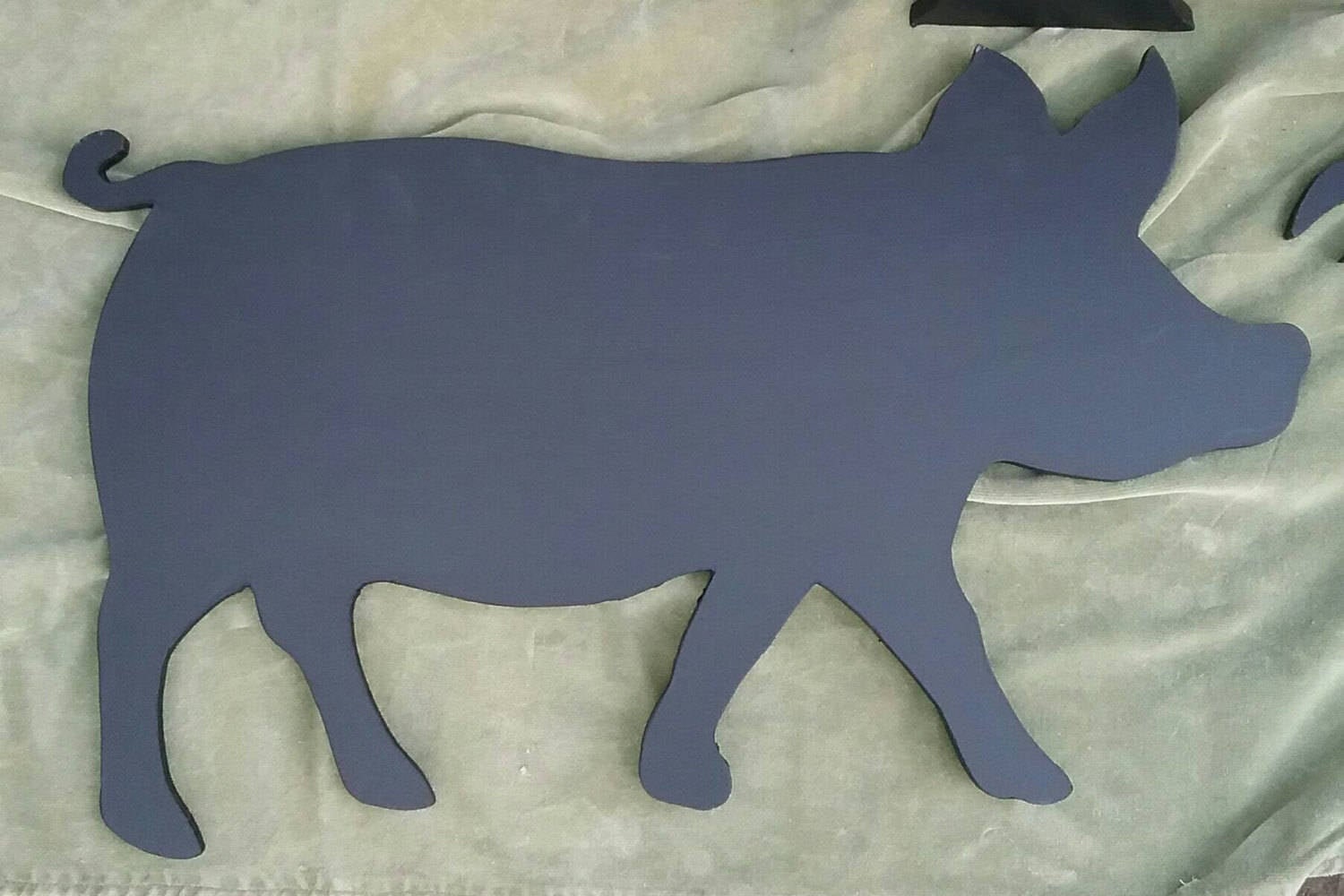 PIG Shaped Chalkboard Message Memo Blackboard Pig Show Sign - Etsy UK