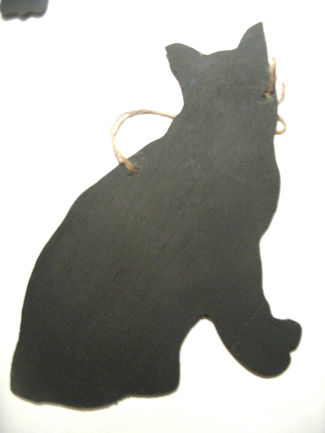 Cat Sitting Chalkboard Unique Handmade Moisture Resistant MDF Message ...