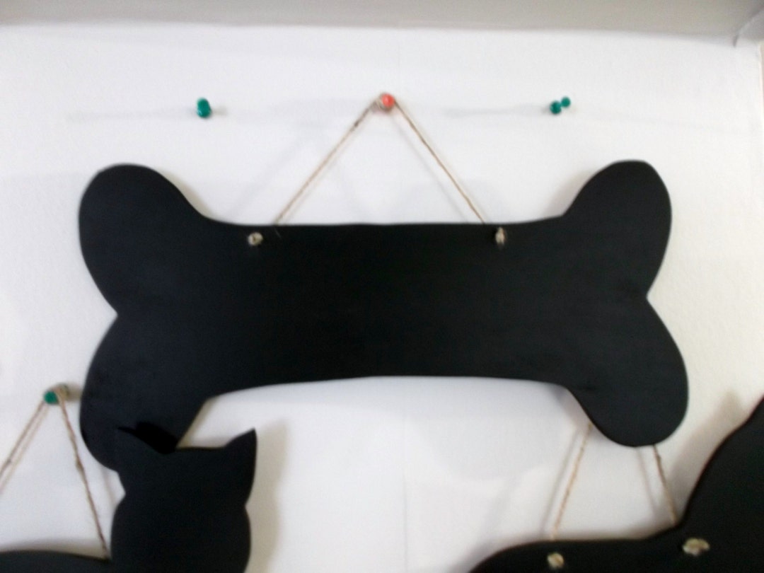 16 BONE SHAPED Chalkboard Bone Shape Blackboard Approx 16 Long Great ...