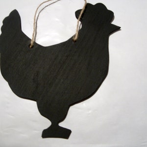 A CUTE CHICKEN Shaped Chalkboard Message Notice Board Blackboard ...