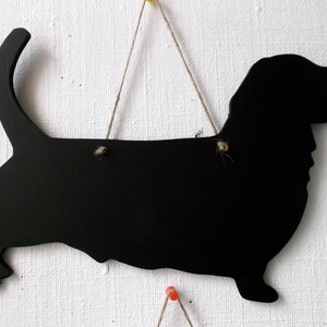 BASSET HOUND Dog Chalkboard Plaque Unique Handmade Moisture Resistant ...