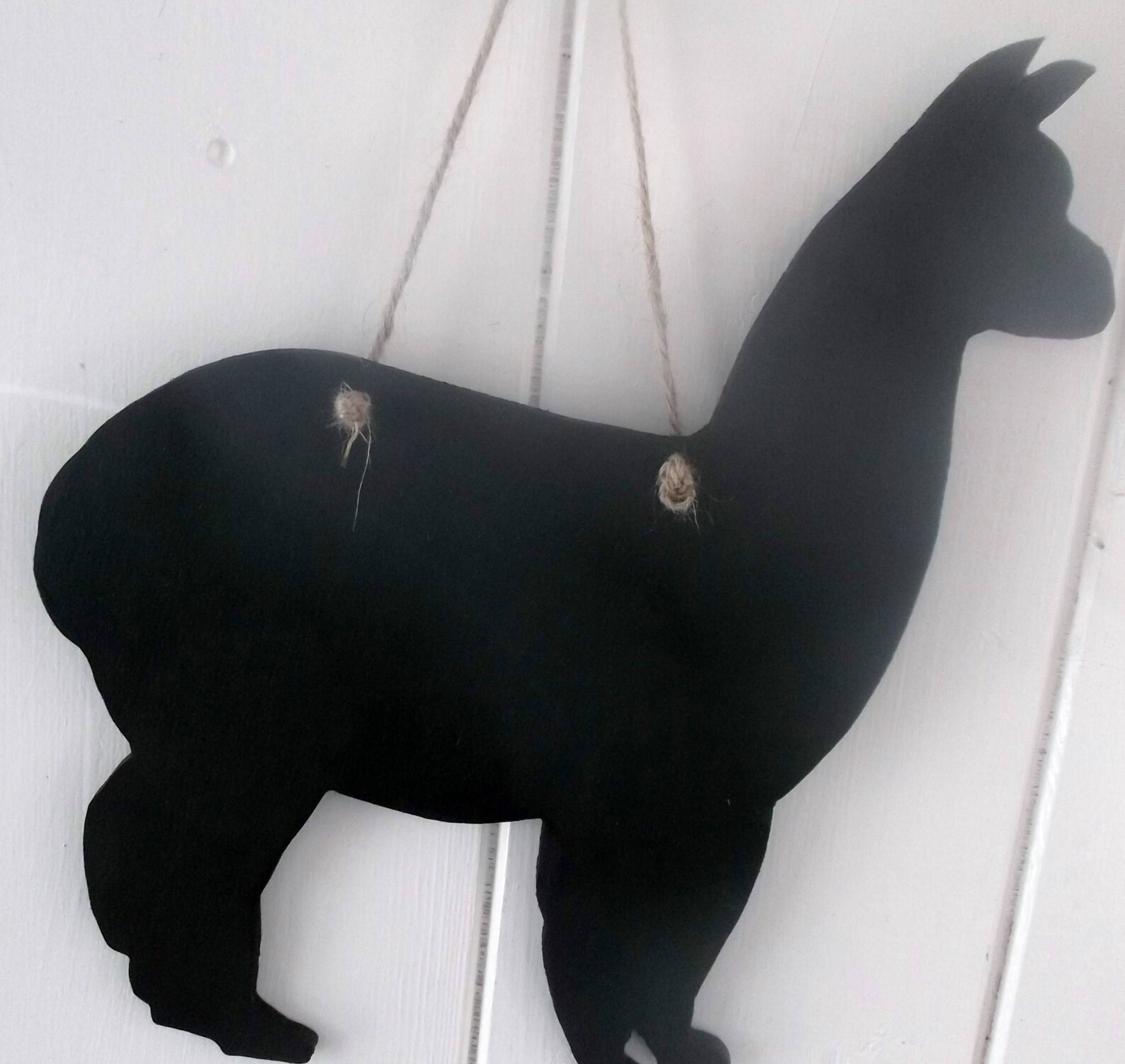 Llama Shape Chalkboard Plaque Sign Unique Handmade Memo Board - Etsy UK