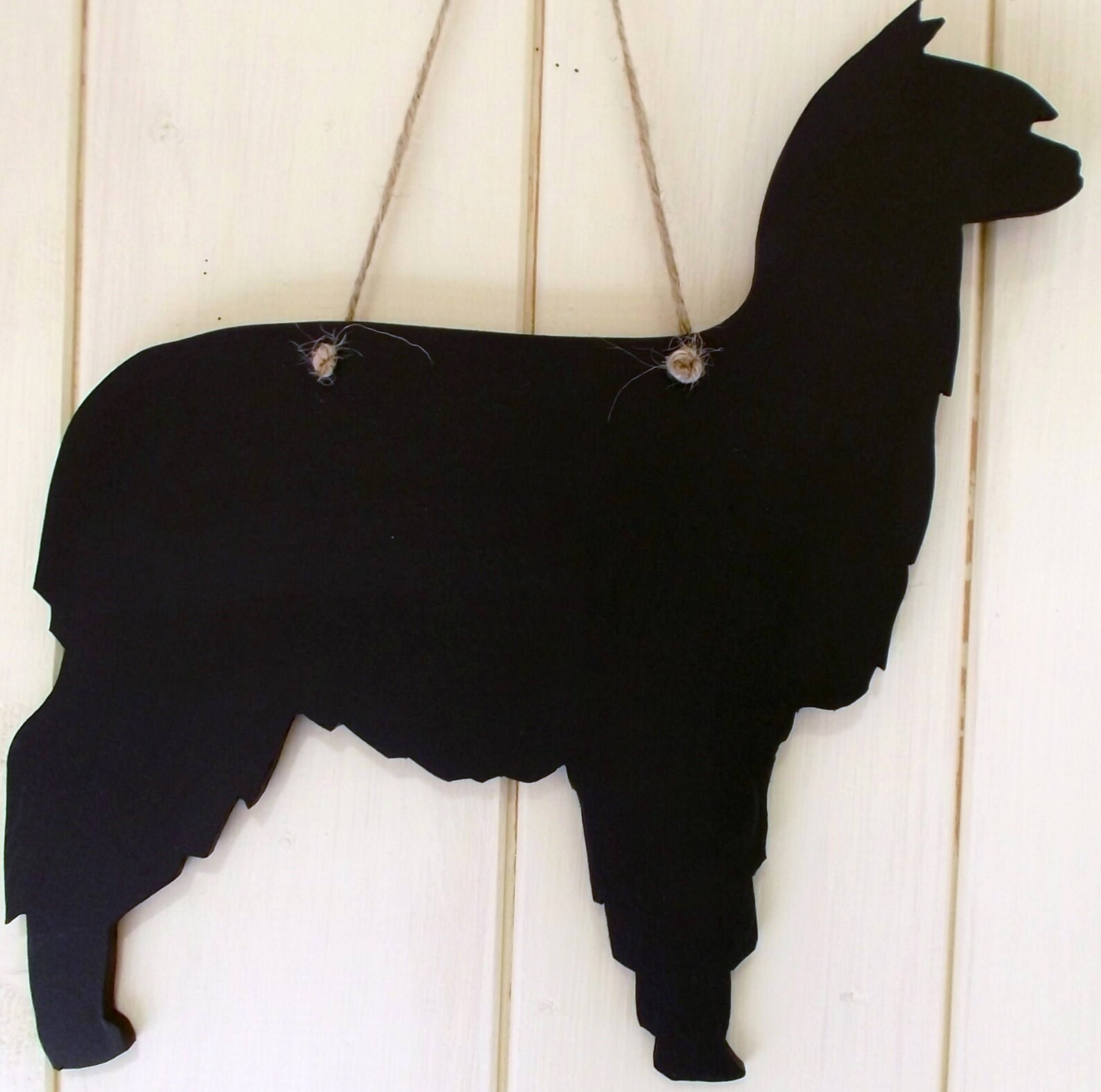 Llama Shape Chalkboard Plaque Sign Unique Handmade Memo Board - Etsy UK