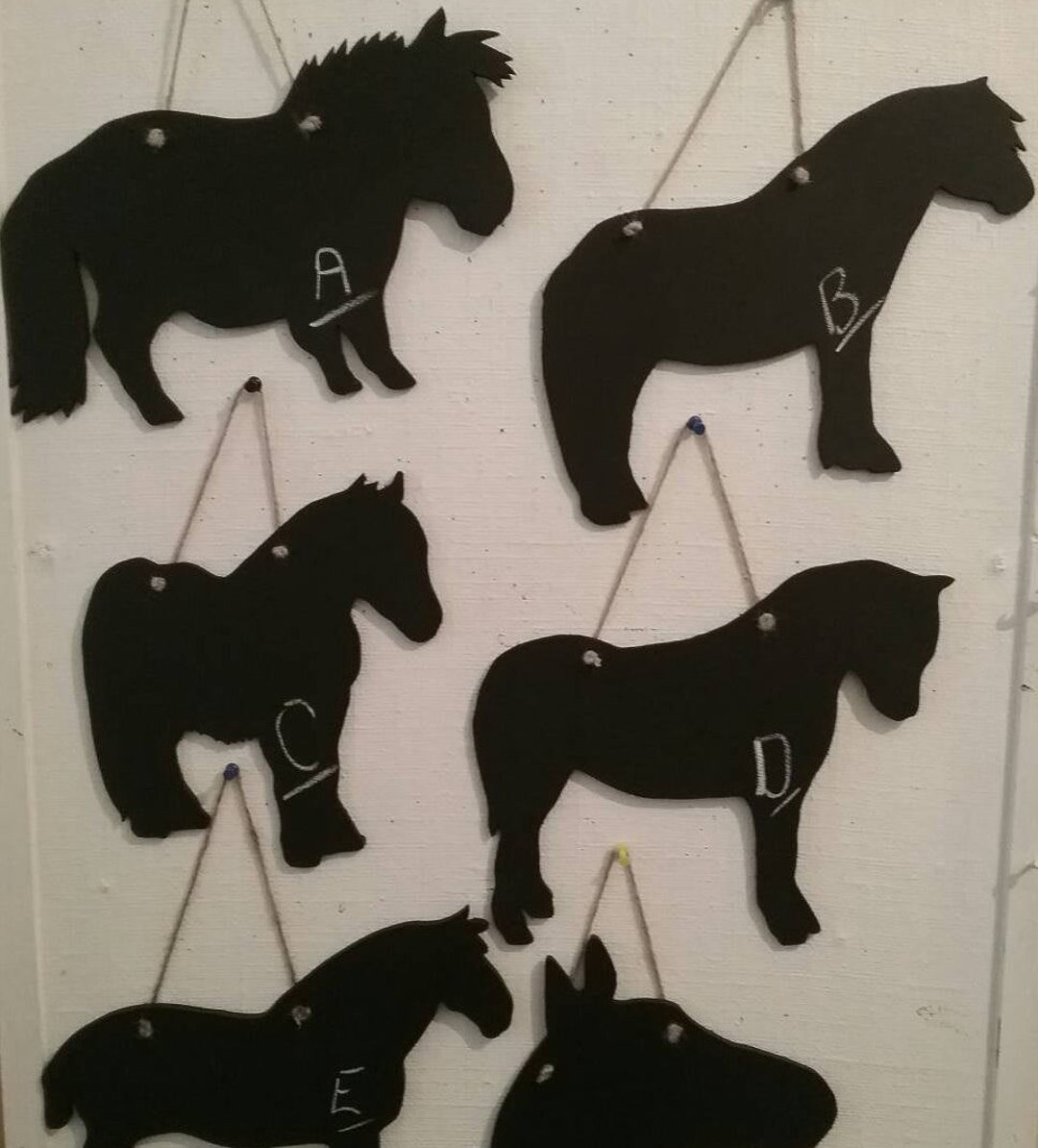 HORSE Chalkboard Wall Plaque Draft Shire Pony or Horse 6 - Etsy
