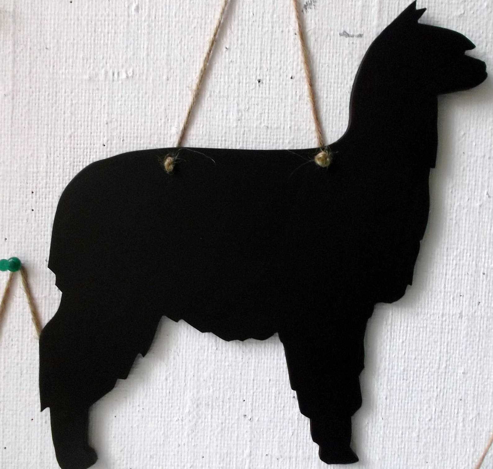 Llama Shape Chalkboard Plaque Sign Unique Handmade Memo Board - Etsy UK