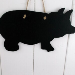 CUTE PIG Chalkboard Message Notice Board Sign Blackboard Birthday ...
