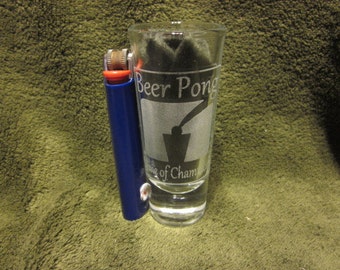 Beer Pong Glass | Etsy