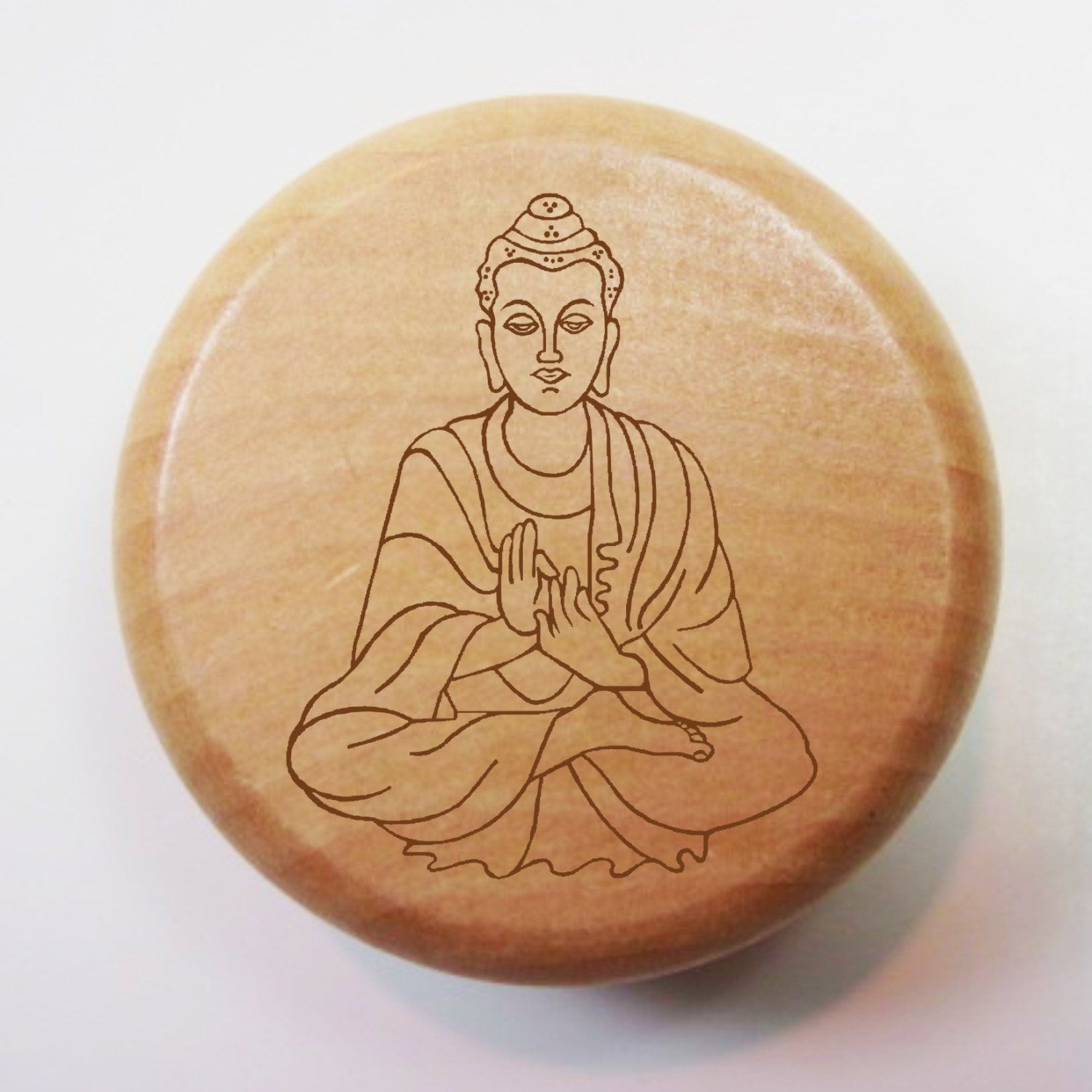 Buddha 2 Inch Wood Herb Grinder - Etsy