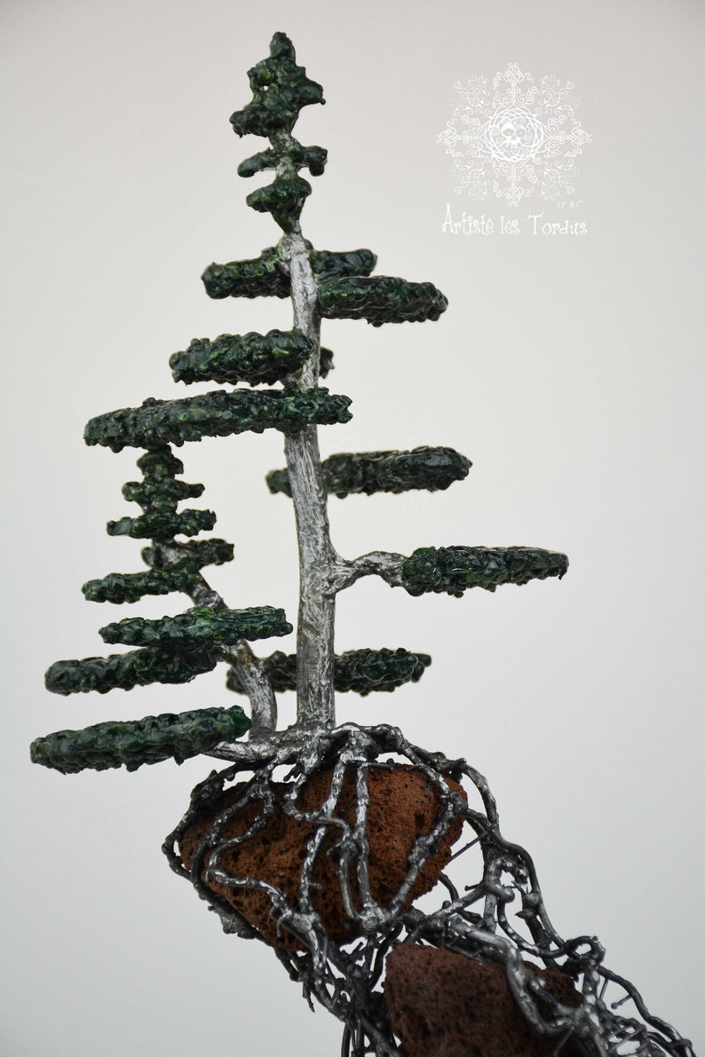 Float Bonsai Welded Metal Sculpture From Another World - Etsy