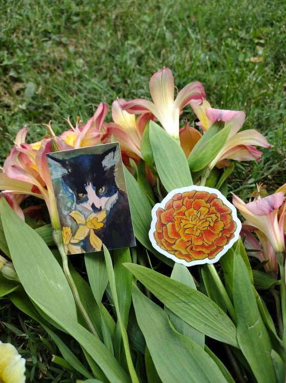 Marigold Sticker or Magnet Kids Stickers Laptop Stickers Aesthetic ...