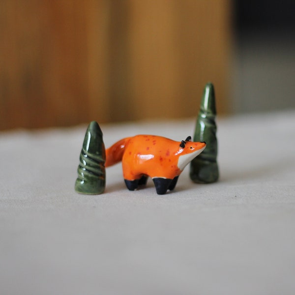 Ceramic Fox - Etsy