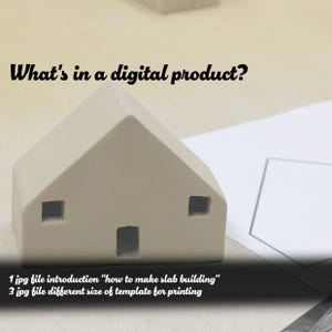 Ceramic House Slab Building Template: Pottery Guide (PDF Pattern) - Etsy