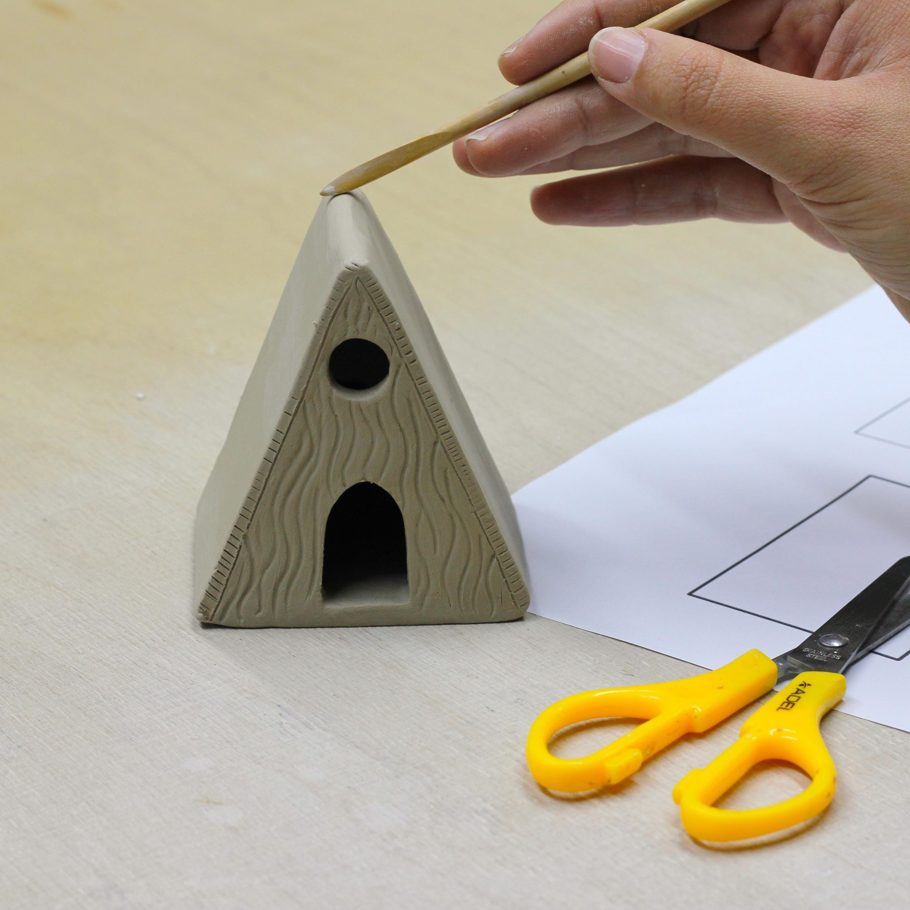 Ceramic House Slab Building Template: Pottery DIY Guide (PDF Pattern ...