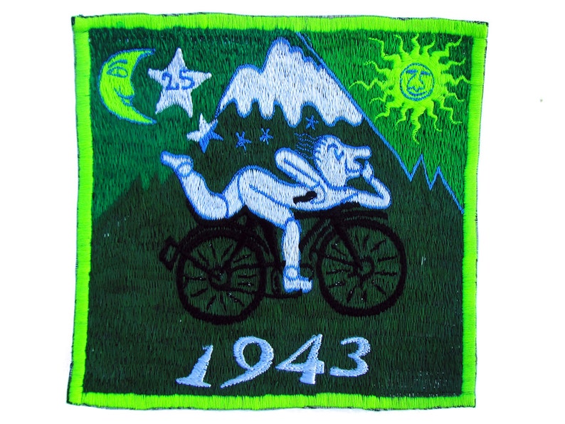 Green Bicycle Day LSD Cult Patch Albert Hofmann 1943 Burning - Etsy