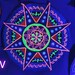 Seed of Life Star Holy Geometry Patch Sacred Art Blacklight Glowing ...