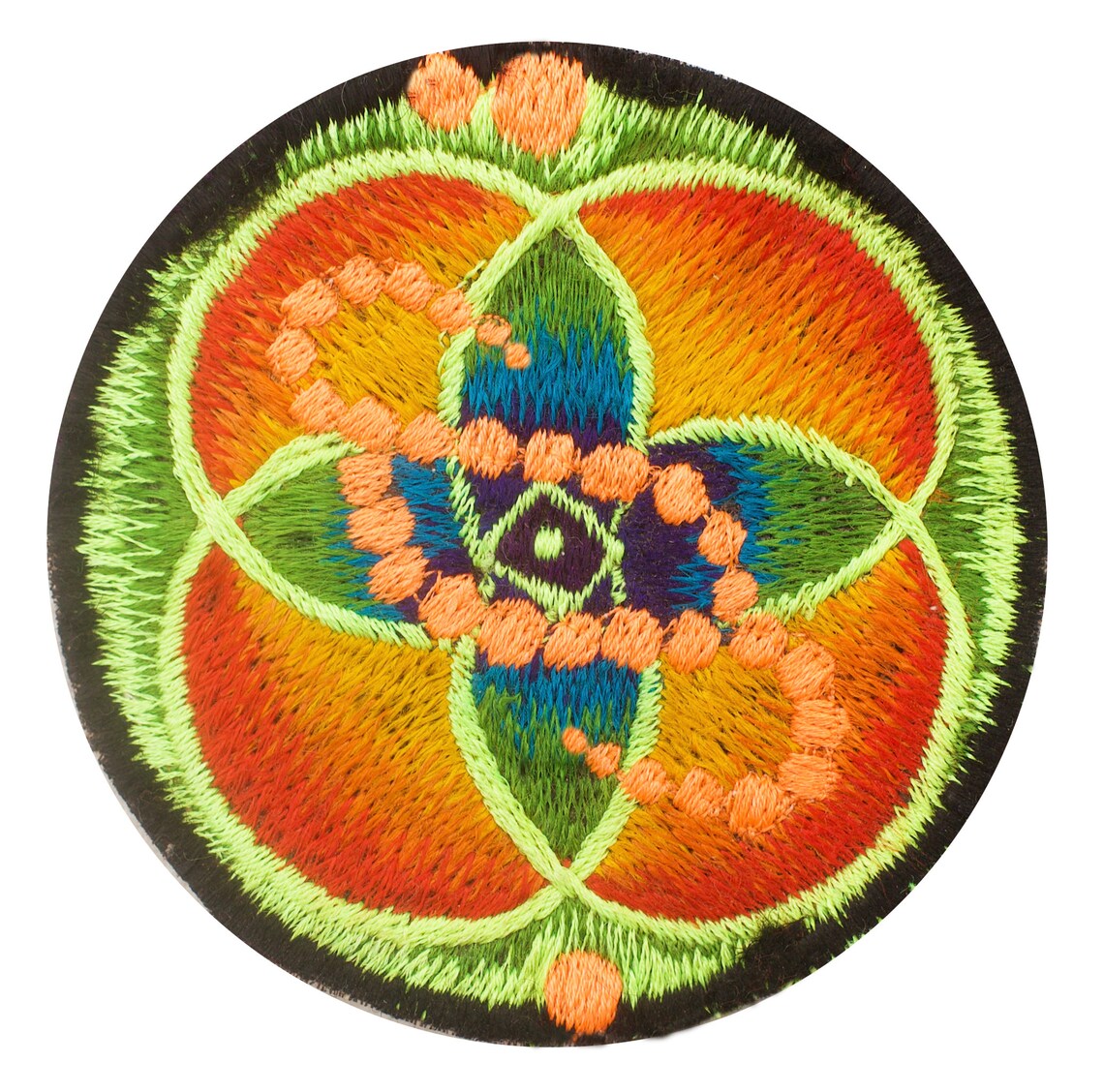 DNA Healing Cropcircle Patch - 3.5 Inches Blacklight Glowing Alien Art ...
