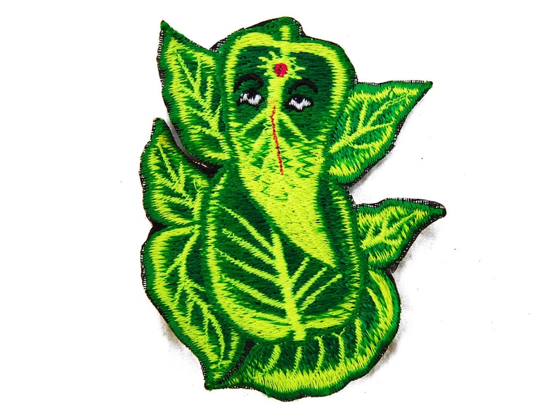 Green Ganesha Patch Small Size - Etsy