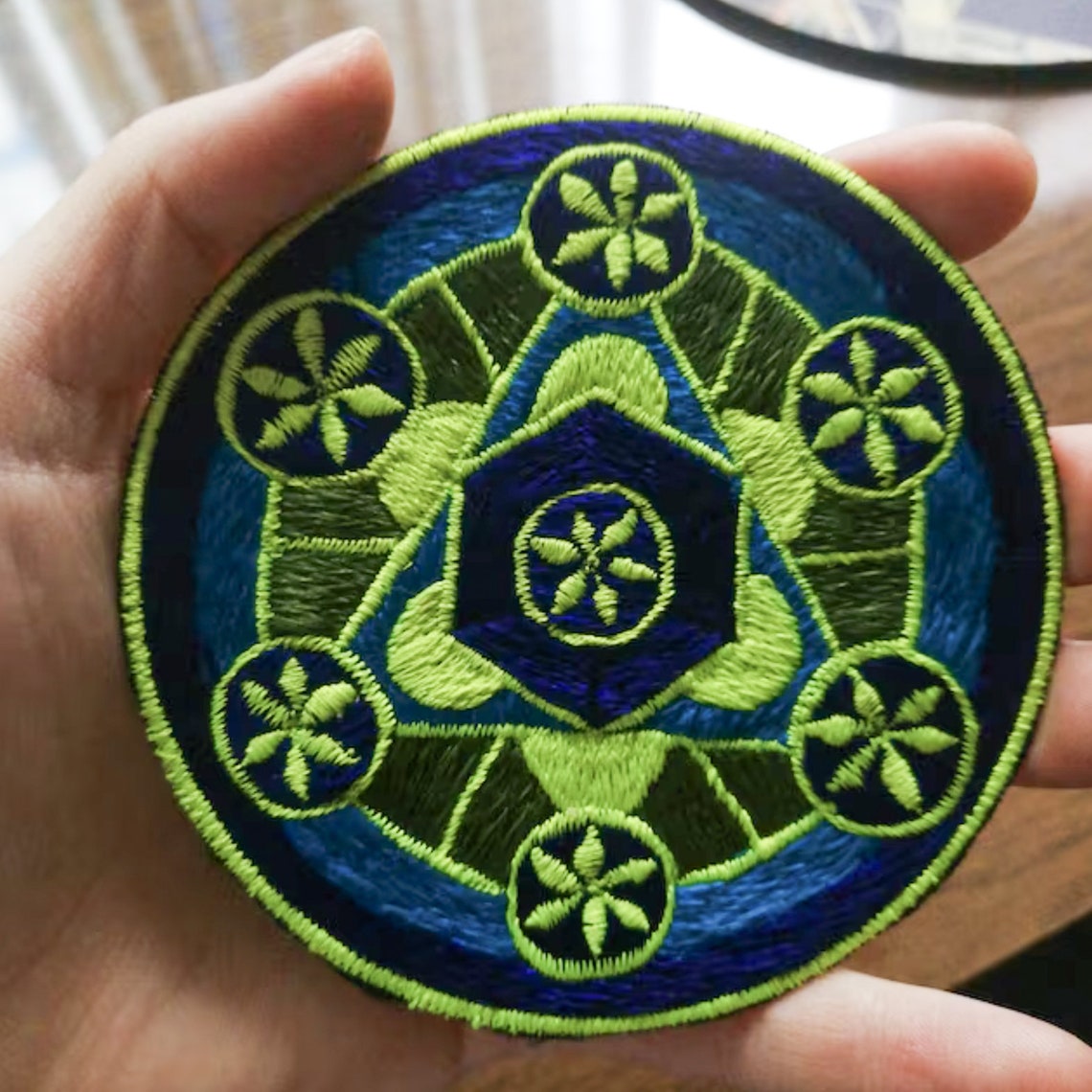 Sacred Geometry Patch Element Aether Flower of Life - Etsy