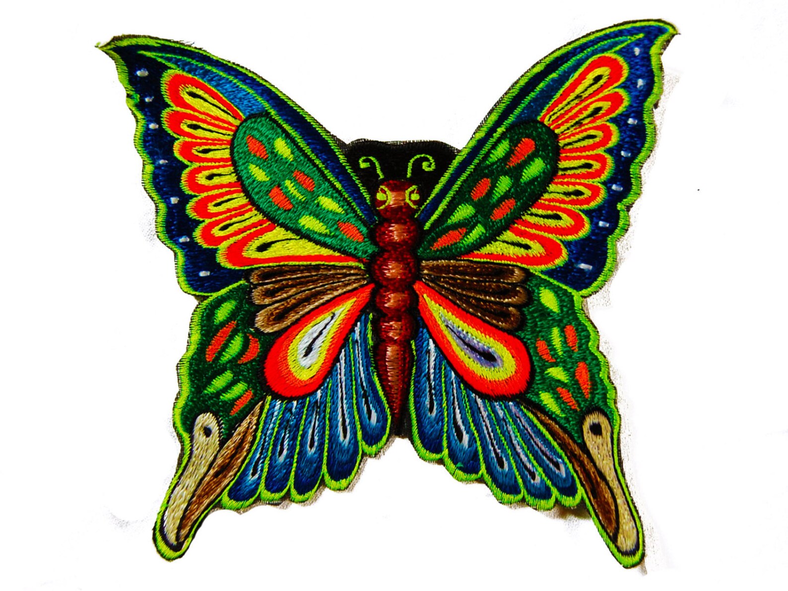Beautiful Butterfly Patch Medium Size Blacklight Active Goa Hippie - Etsy