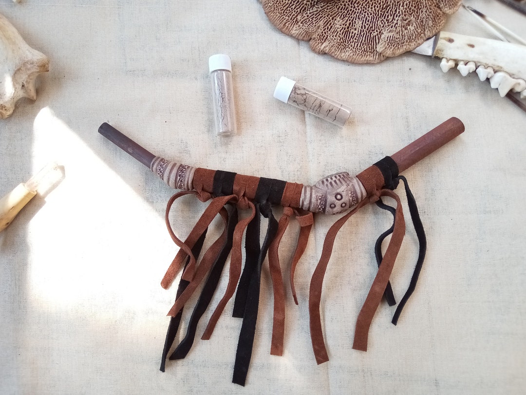 Tepi Rapè Applicator - Traditionally in Ayahuasca or Kambo Ceremonies ...
