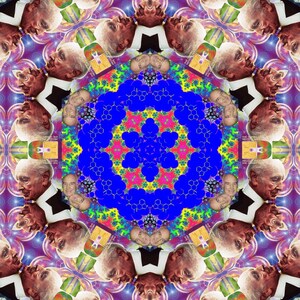 Hofmann LSD Mandala Bicycle Day Blacklight Rainbow Patch 1943 ...