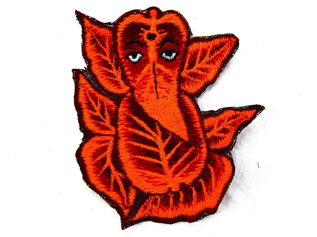 Red Ganesha Patch Small Size - Etsy