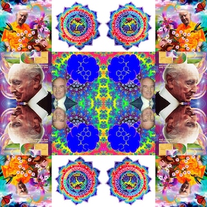 Hofmann LSD Mandala Bicycle Day Blacklight Rainbow Patch 1943 ...