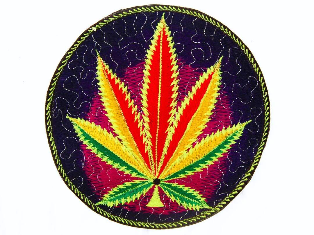Rasta Weed Leave Patch - Etsy