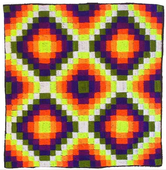 Rainbow Hologram Mandala Handmade Psychedelic 7 Inch - Etsy