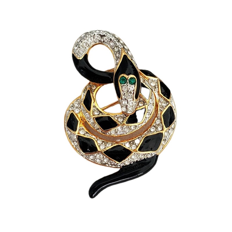 Snake Brooch - Etsy