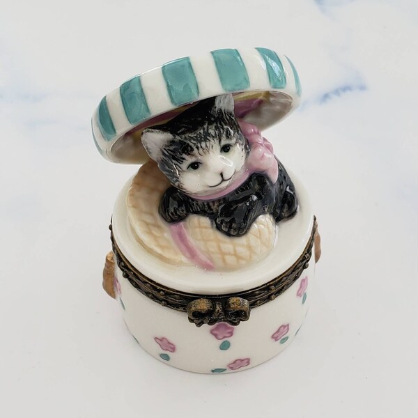 Cat Trinket Box - Etsy