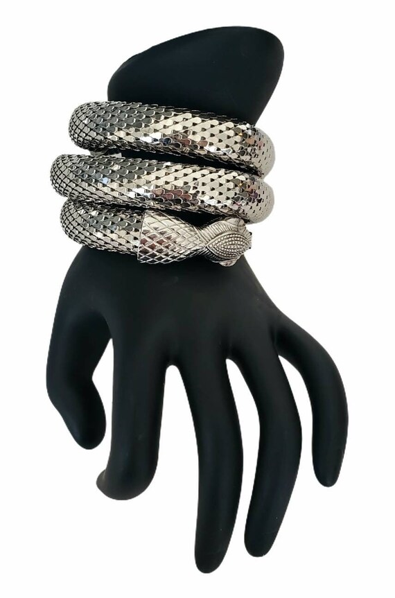 Vintage silver metal coil - Gem