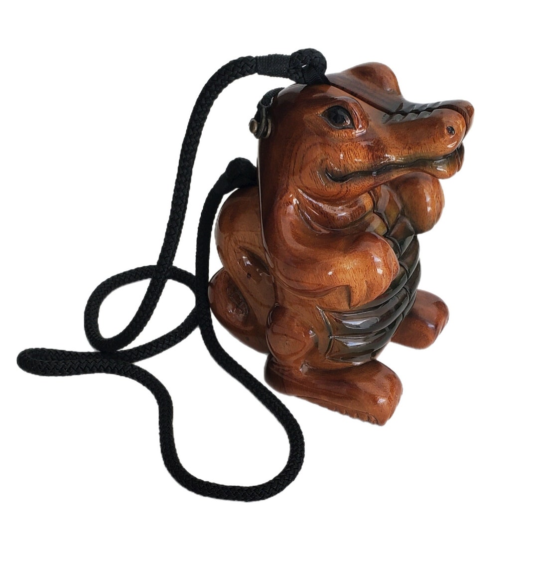 Timmy Woods of Beverly Hills GATOR Alligator Crocodile Acacia Wood ...