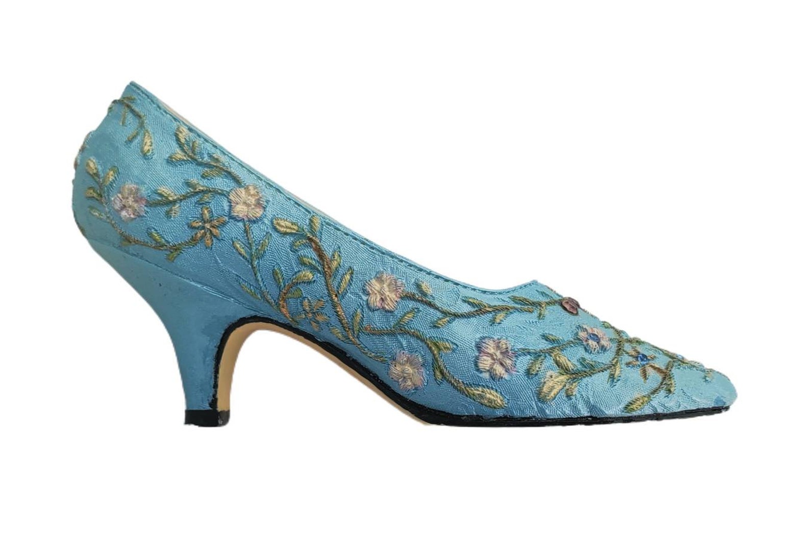 Vintage 2000 Nostalgia If the Shoe Fits BLUE Dress Miniature - Etsy