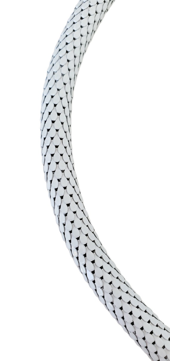 Vintage DL AULD SNAKE with Dark Blue Eyes Off White C… - Gem