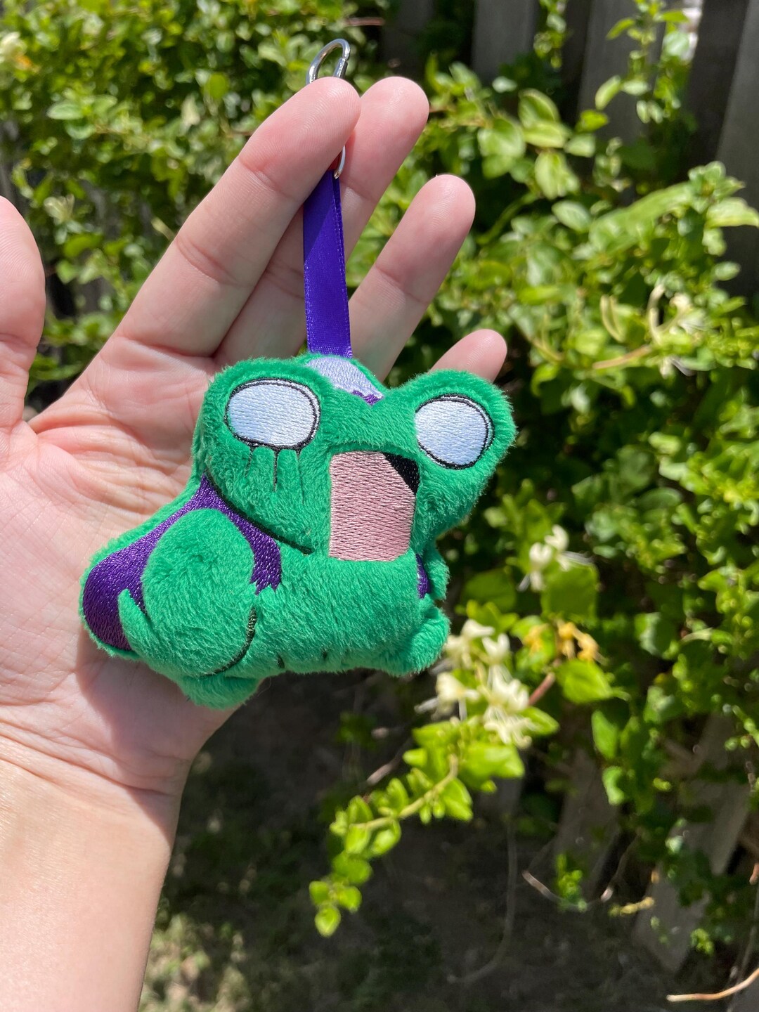 Frog Prince Plush Keychain - Etsy
