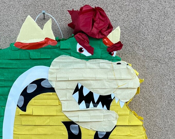 Bowser Piñata Mario Birthday Pinata - Etsy