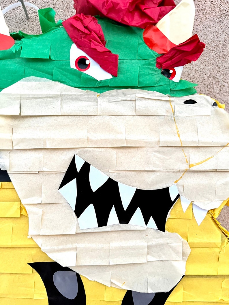 Bowser Piñata Mario Birthday Pinata - Etsy