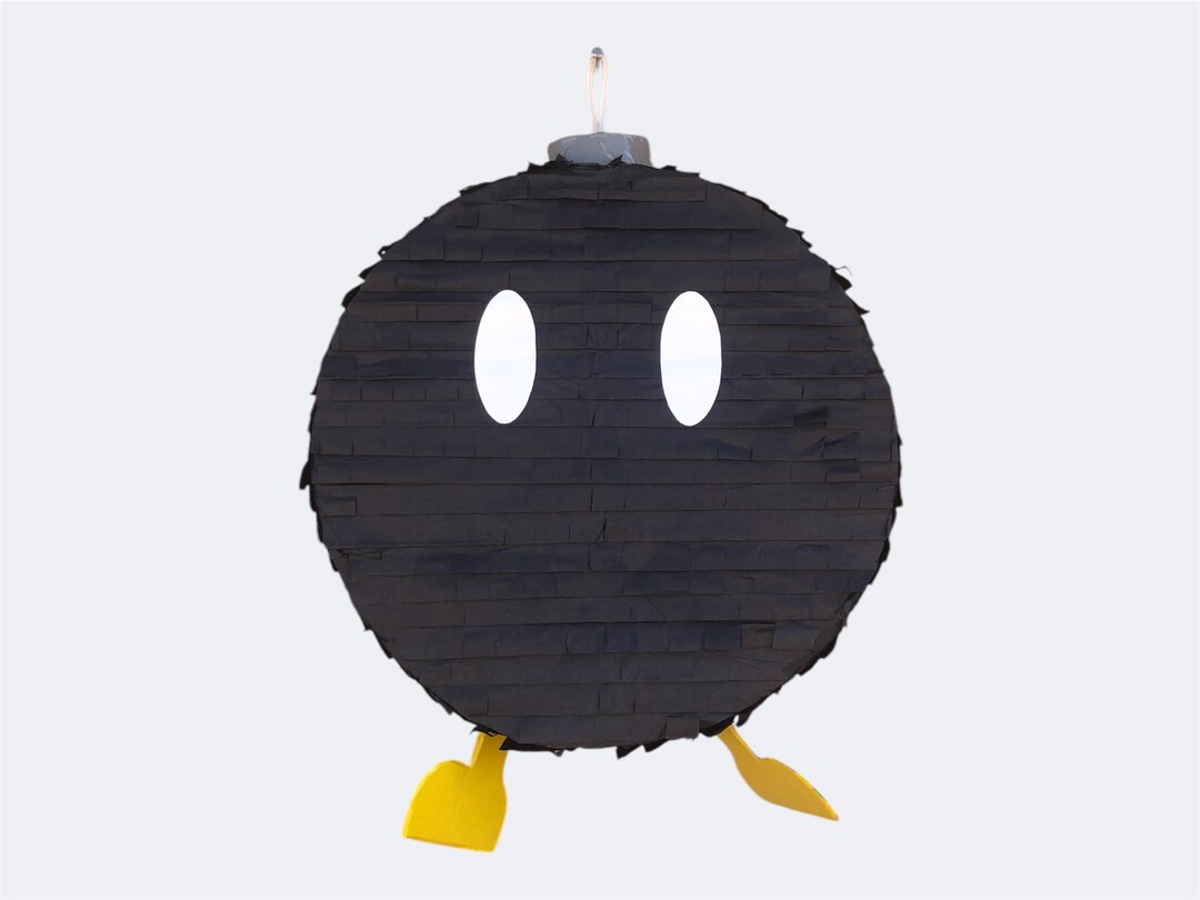 Bob Omb Mario Birthday Party Piñata - Bomb Pinata - Etsy