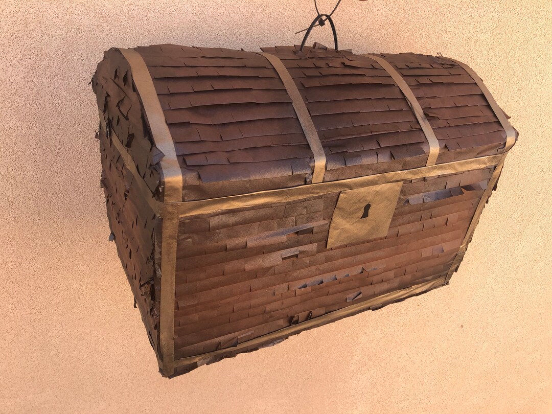 Treasure Chest Piñata Pirate Mermaid Birthday Pinata - Etsy