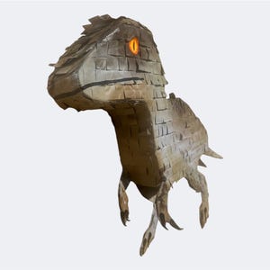 Velociraptor Piñata - Dinosaur Birthday Jurassic Pinata - Etsy