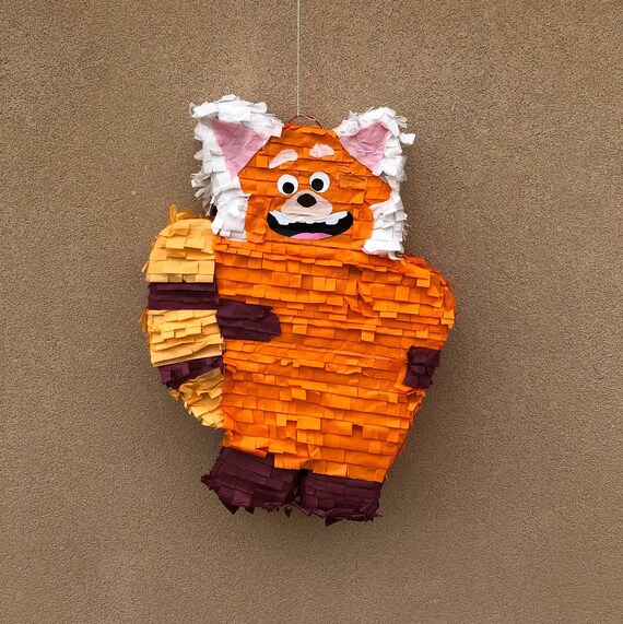 Turning Red Piñata Red Panda Birthday Pinata - Etsy UK